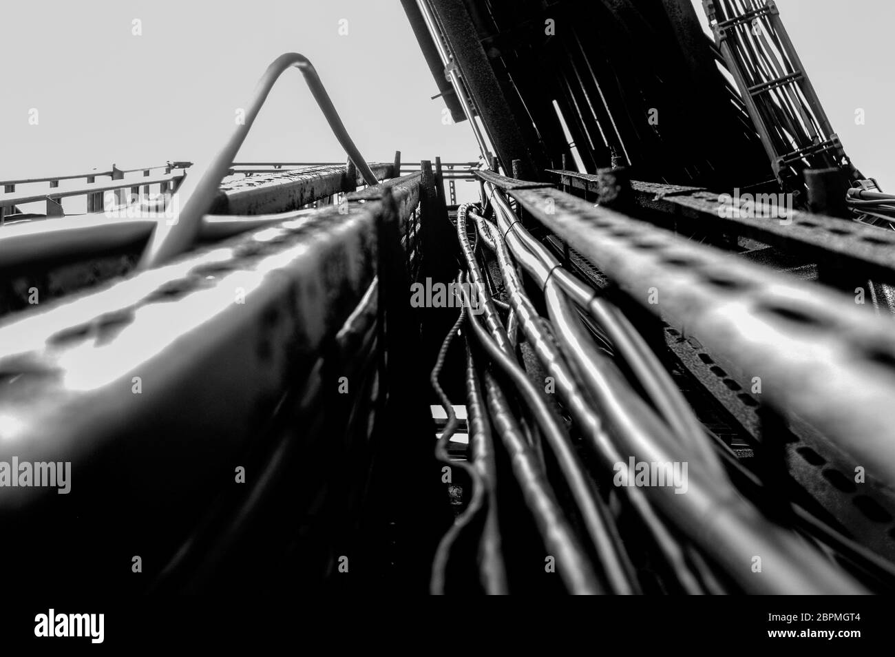 Production wiring.Electrical wiring.Electric wires.Cable wiring ...