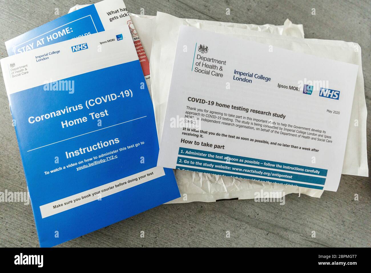 Covid 19 at home test hi-res stock photography and images - Alamy