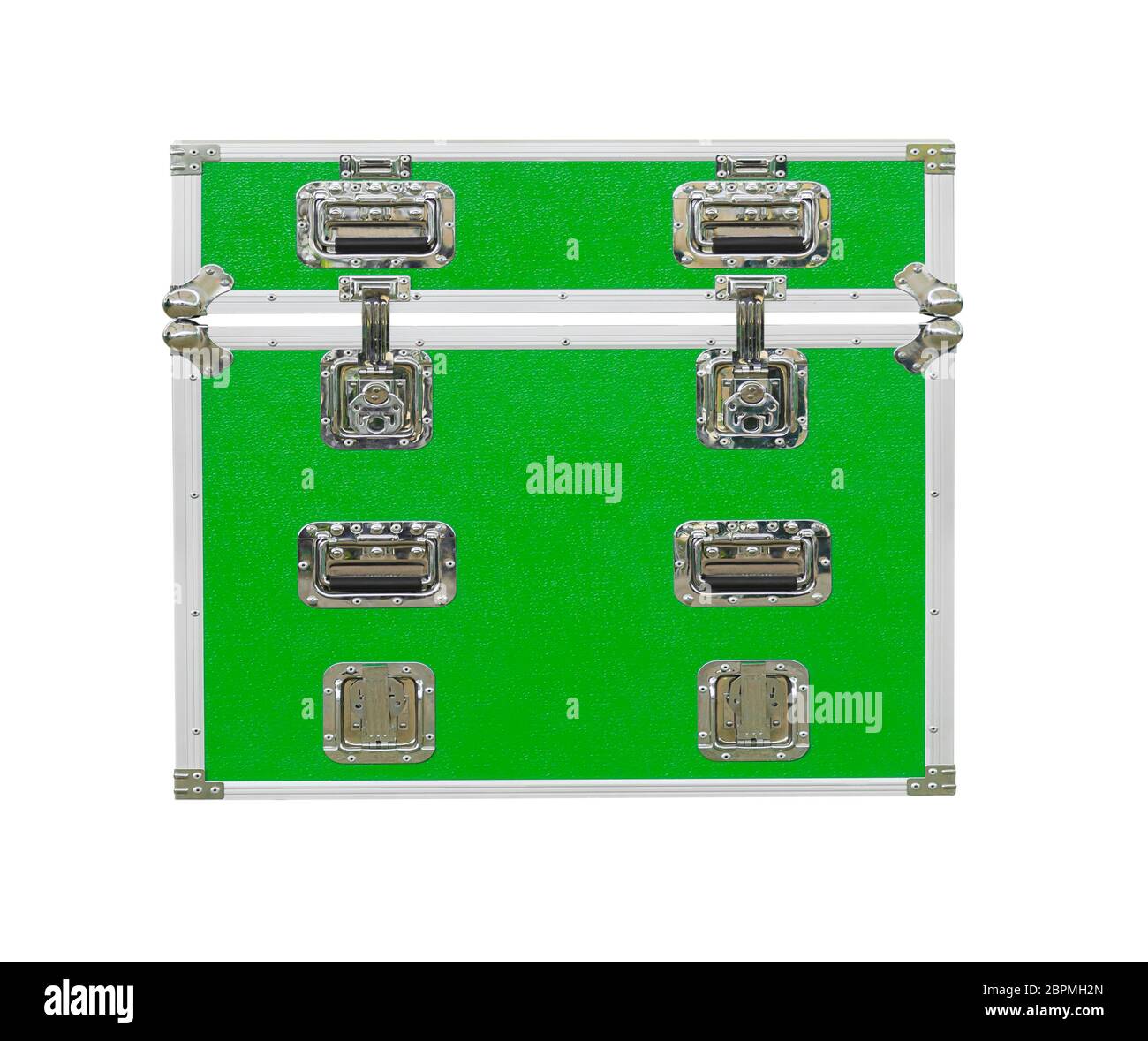 New green toolbox isolated on white background Stock Photo - Alamy