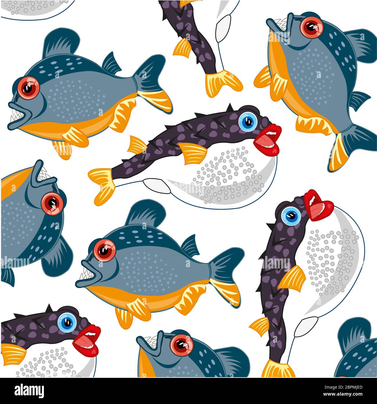 Vector illustration of the decorative background with dangerous and ...