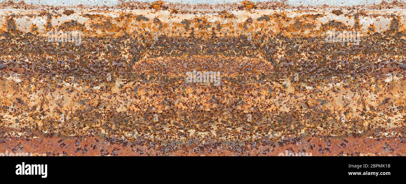 Old rusty zinc plated, Wall old metal material with rust texture. steel ...