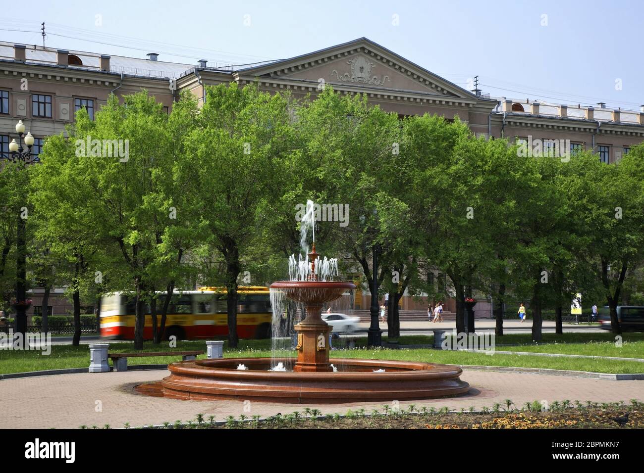 Khabarovsk lenin square hi-res stock photography and images - Alamy