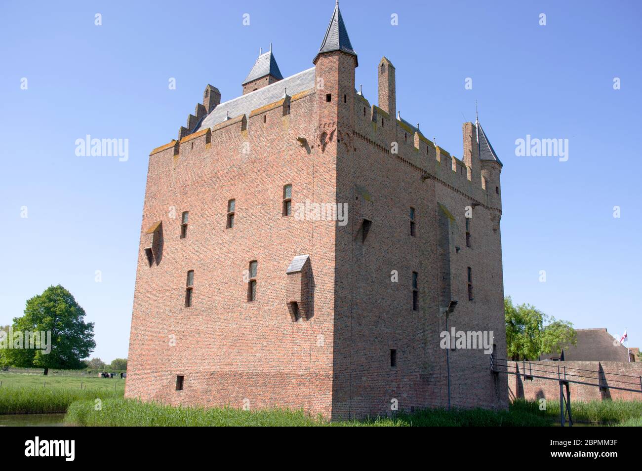 An ancient castle called Doornenburg in Doornenburg, Netherlands Stock ...