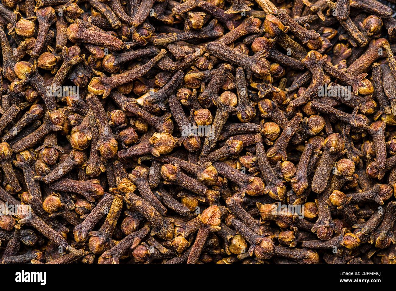 Carnation, dried clove spice. Top view Stock Photo - Alamy
