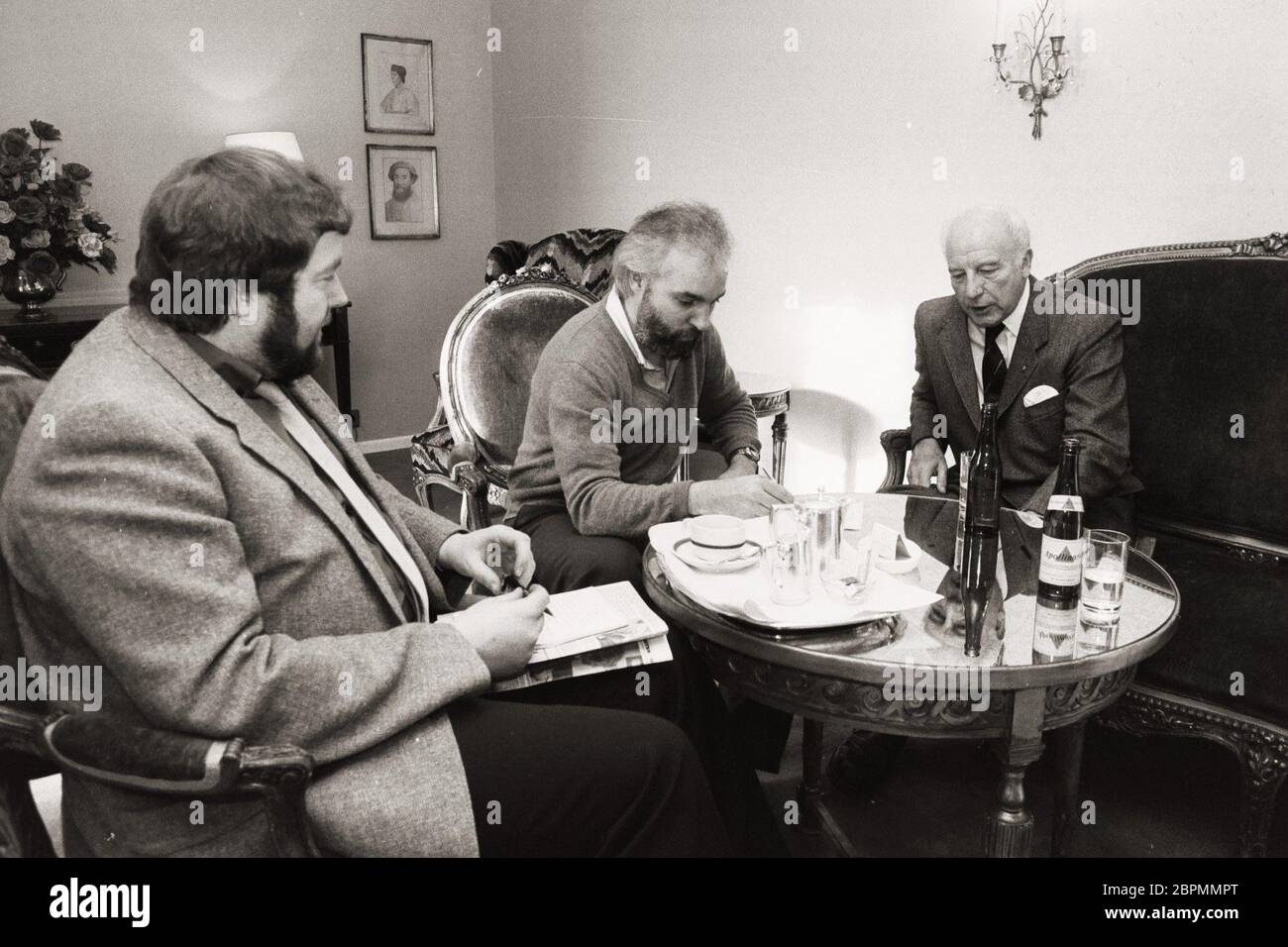 Bundespräsident Walter Scheel // 80er Jahren - Interview mit dem ...