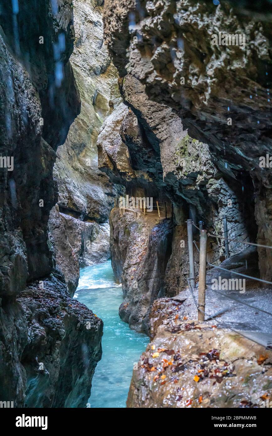 Hiking the Partnachklamm, Partnach Gorge in Garmisch-Partenkirchen ...