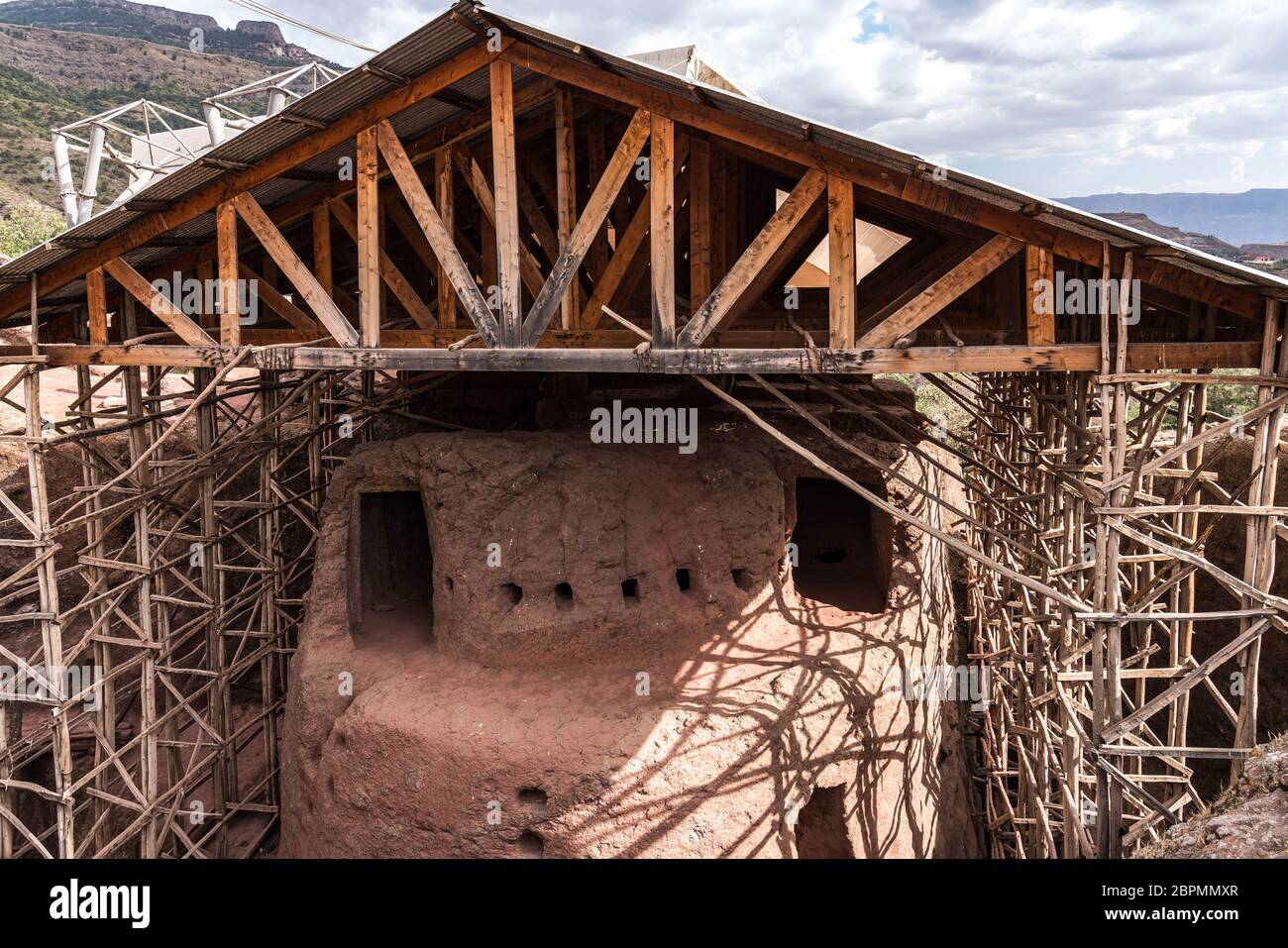 Bete Amanuel, monolitic church in Lalibela, Ethiopia Africa Stock Photo ...
