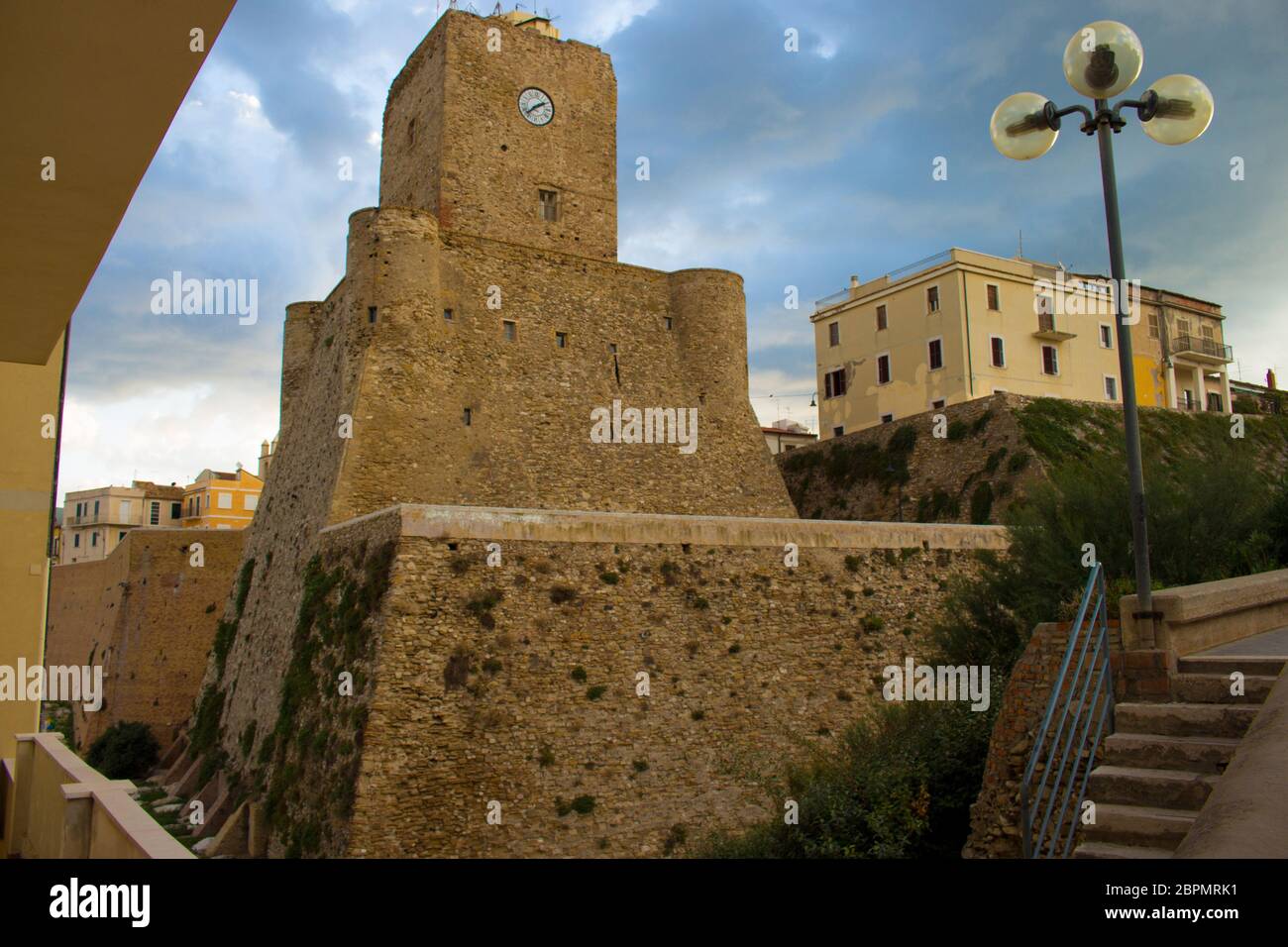 Swabian Castle in Termoli in Molise Stock Photo - Alamy