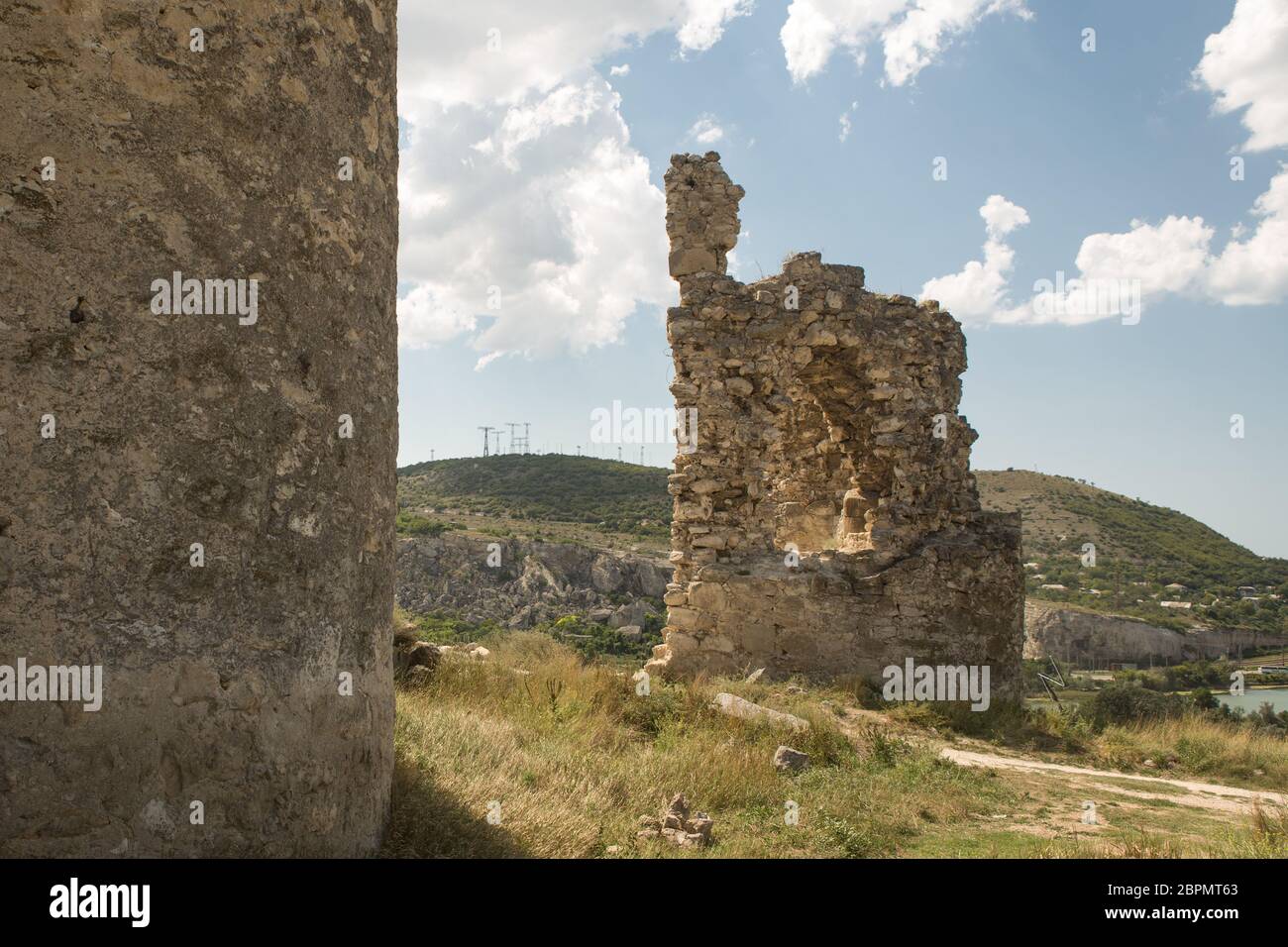Inkerman. The cave monastery and a fortress Calamita Stock Photo - Alamy