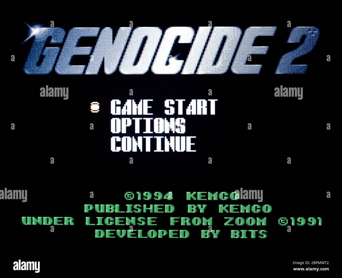 Genocide 2 - SNES Super Nintendo - Editorial use only Stock Photo - Alamy
