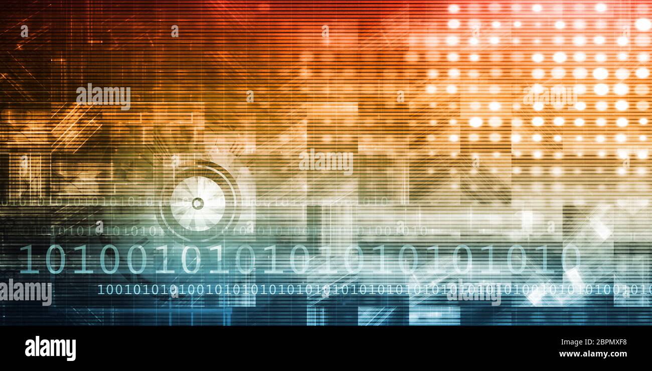 Digital Abstract Background as a Virtual Graphic Concept Stock Photo ...