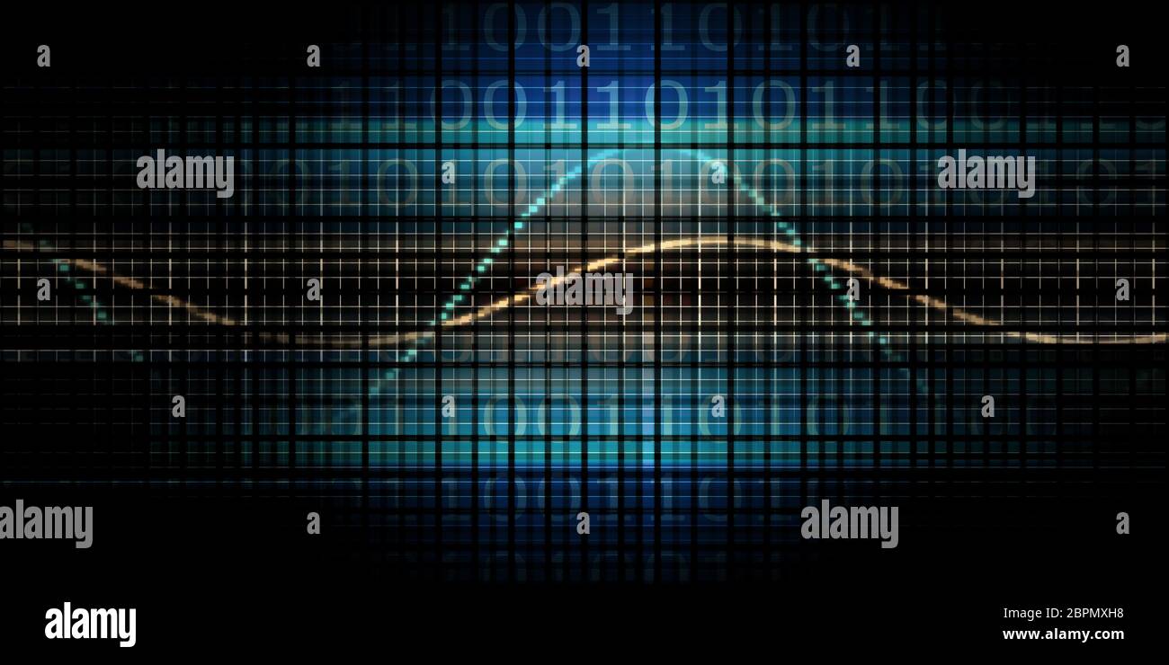 Digital Abstract as a Concept Background Art Stock Photo - Alamy