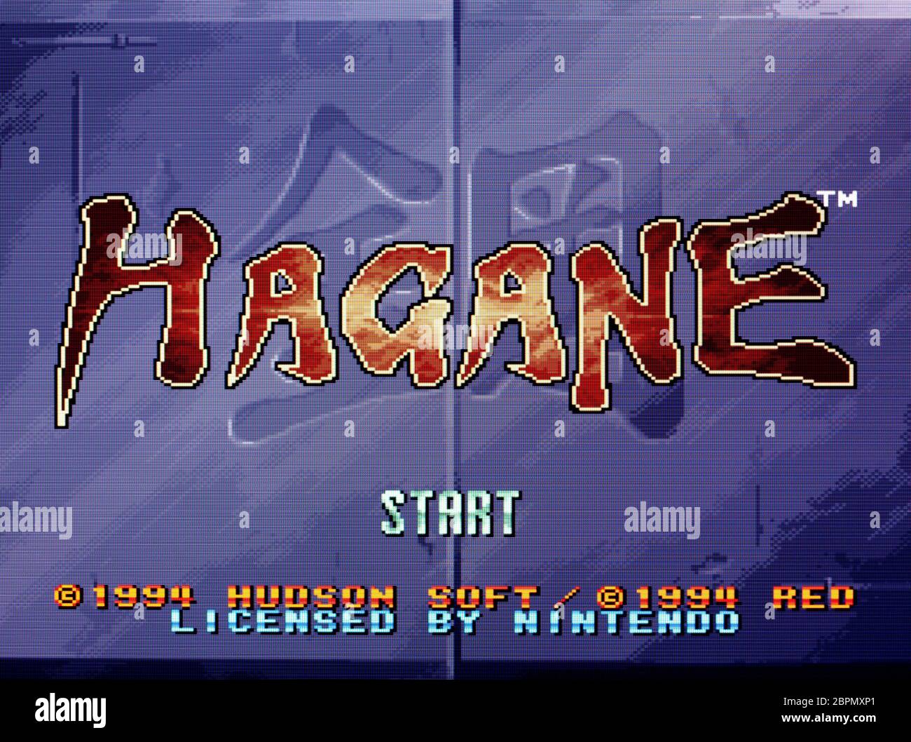 Hagane - SNES Super Nintendo - Editorial use only Stock Photo - Alamy