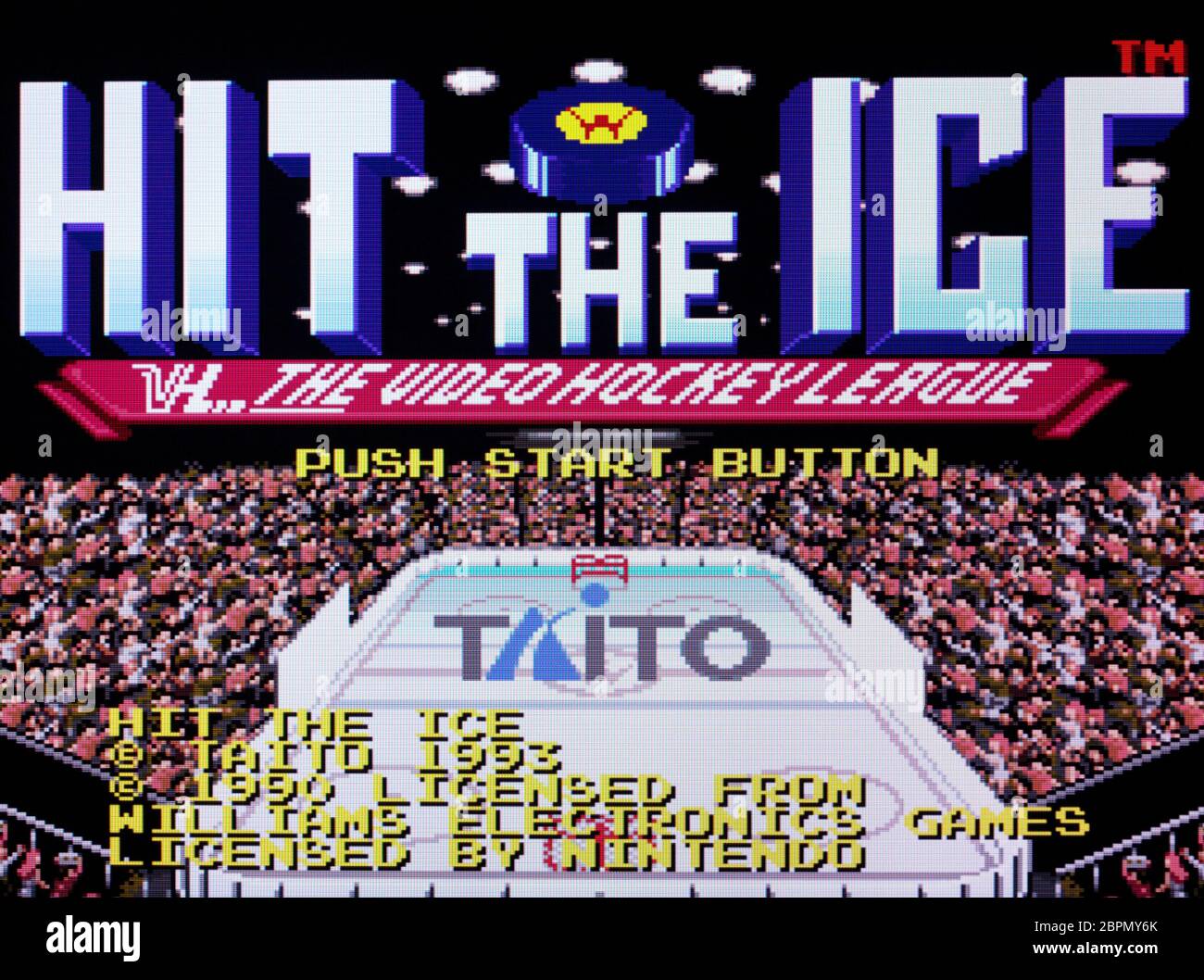 Hit The Ice - SNES Super Nintendo - Editorial use only Stock Photo - Alamy