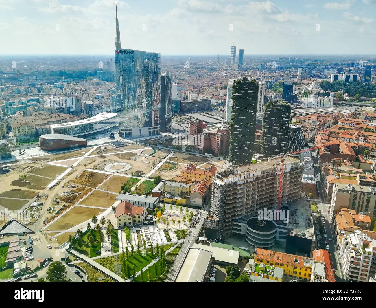 Milano city life aerial hi-res stock photography and images - Alamy