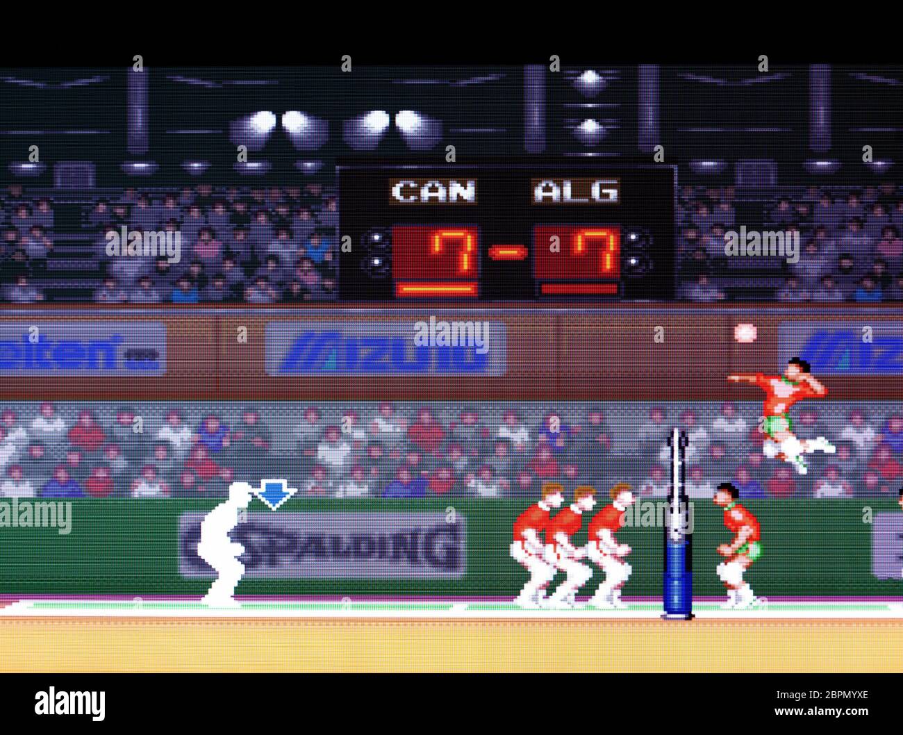 Super V-Ball Volleyball - SNES Super Nintendo - Editorial use only ...