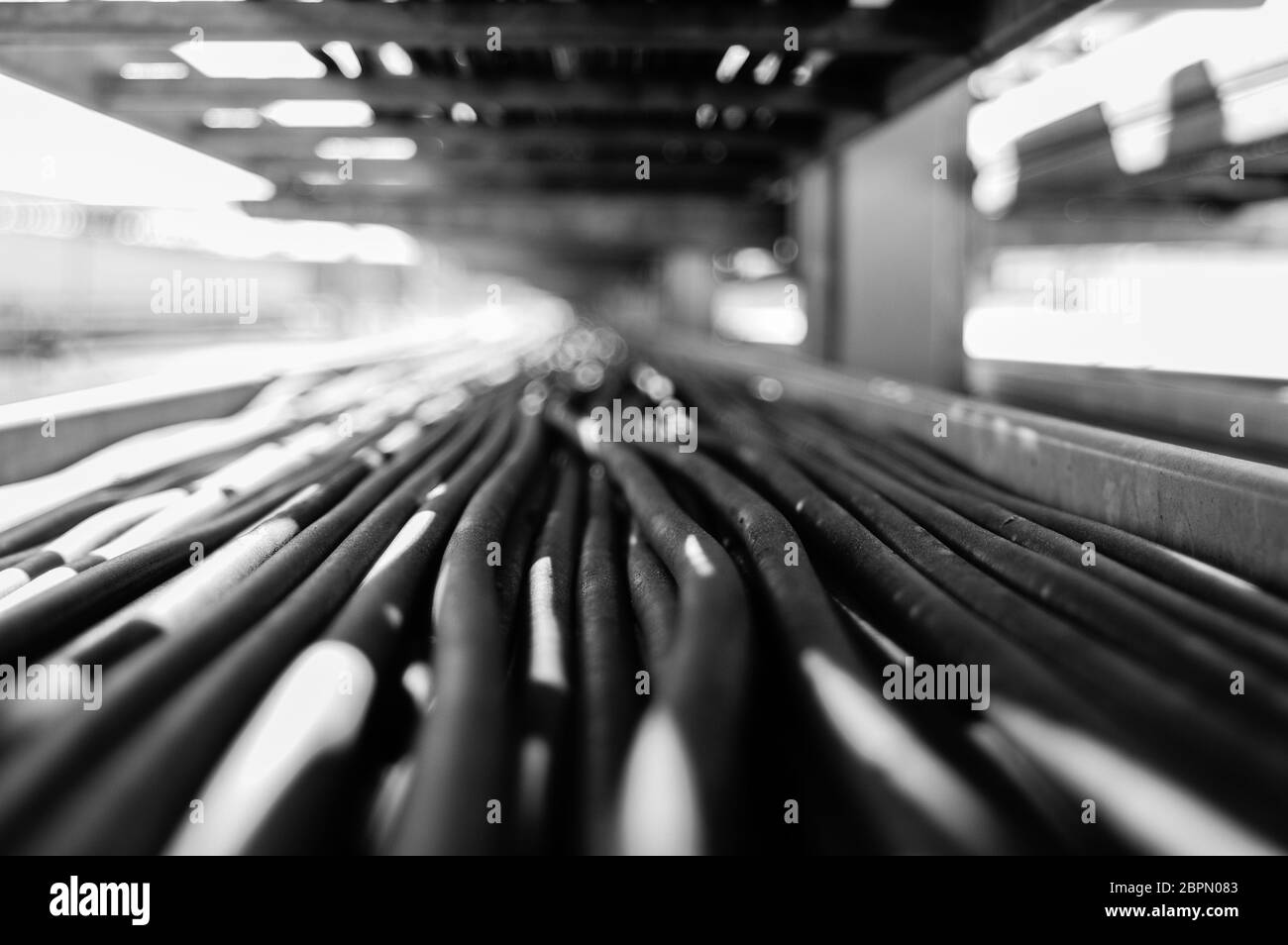 Production wiring.Electrical wiring.Electric wires.Cable wiring ...