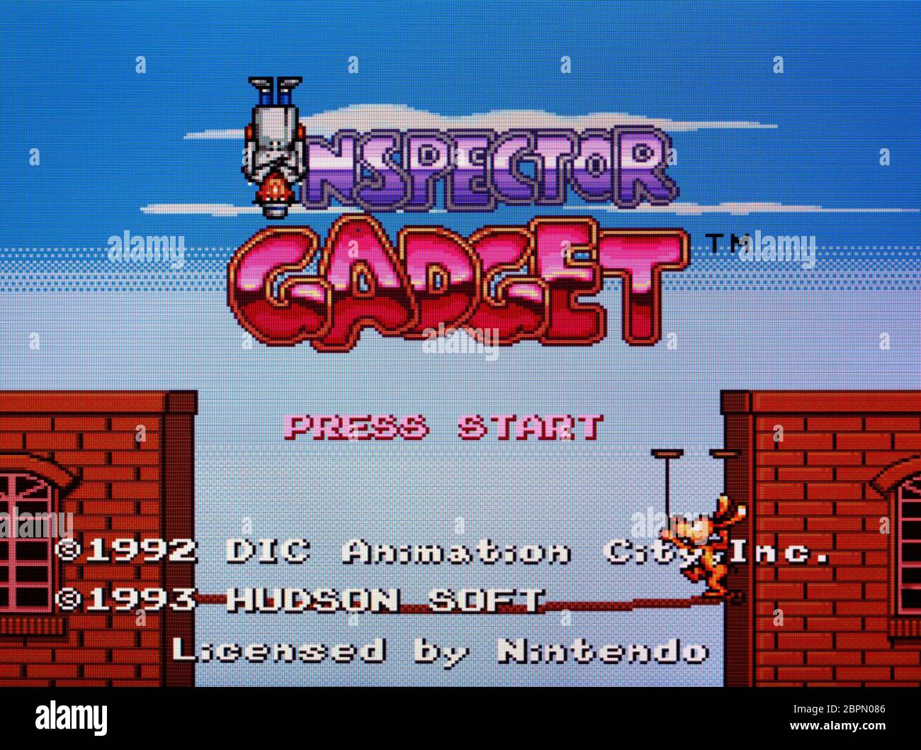 Inspector Gadget - SNES Super Nintendo - Editorial use only Stock Photo ...