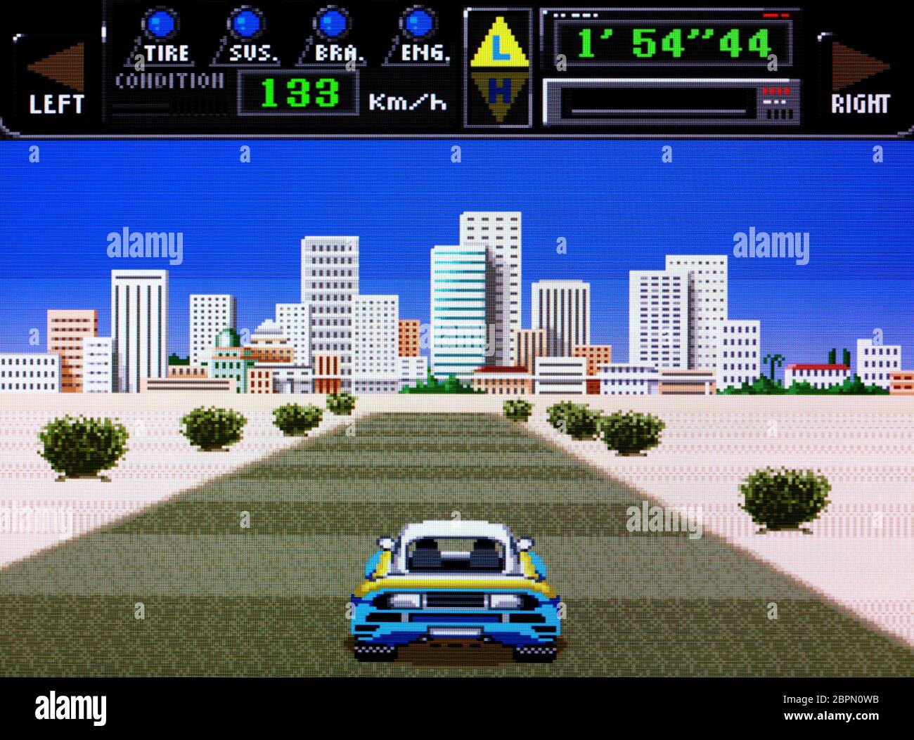 Big Run 13 Rallye Jaleco - SNES Super Nintendo - Editorial use only ...