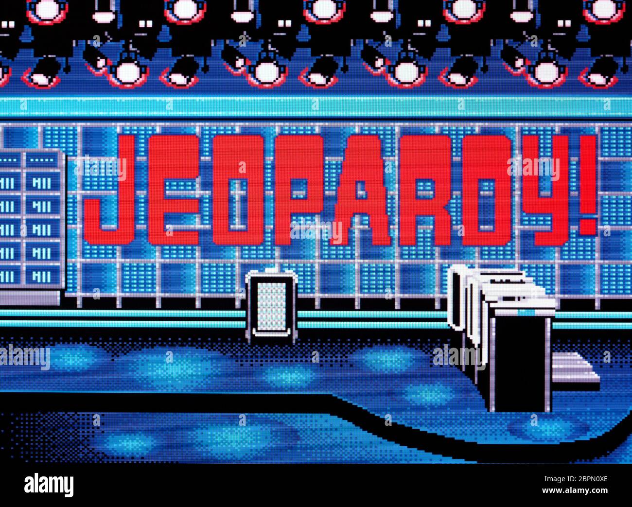 Jeopardy - SNES Super Nintendo - Editorial use only Stock Photo - Alamy