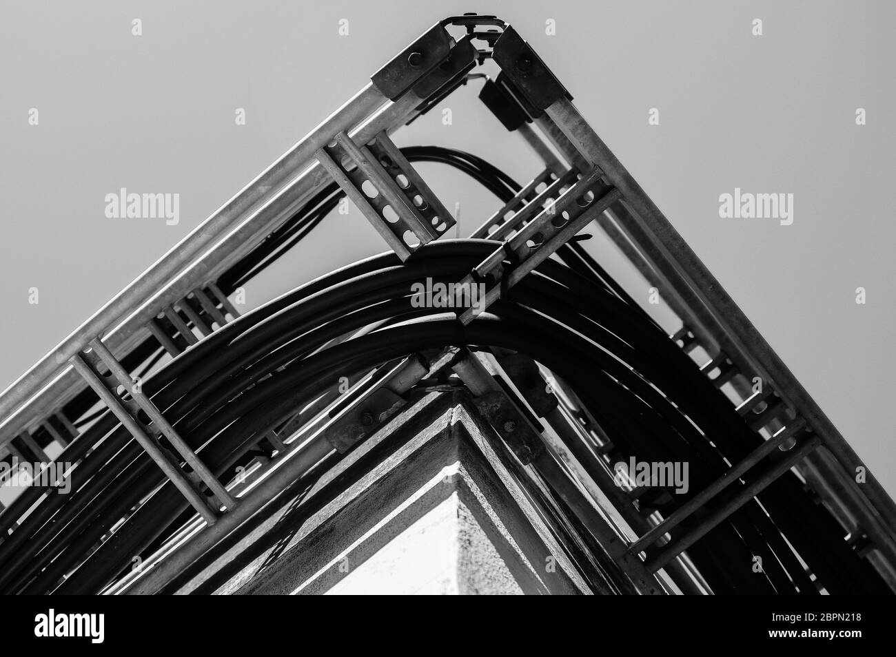 Production wiring.Electrical wiring.Electric wires.Cable wiring ...