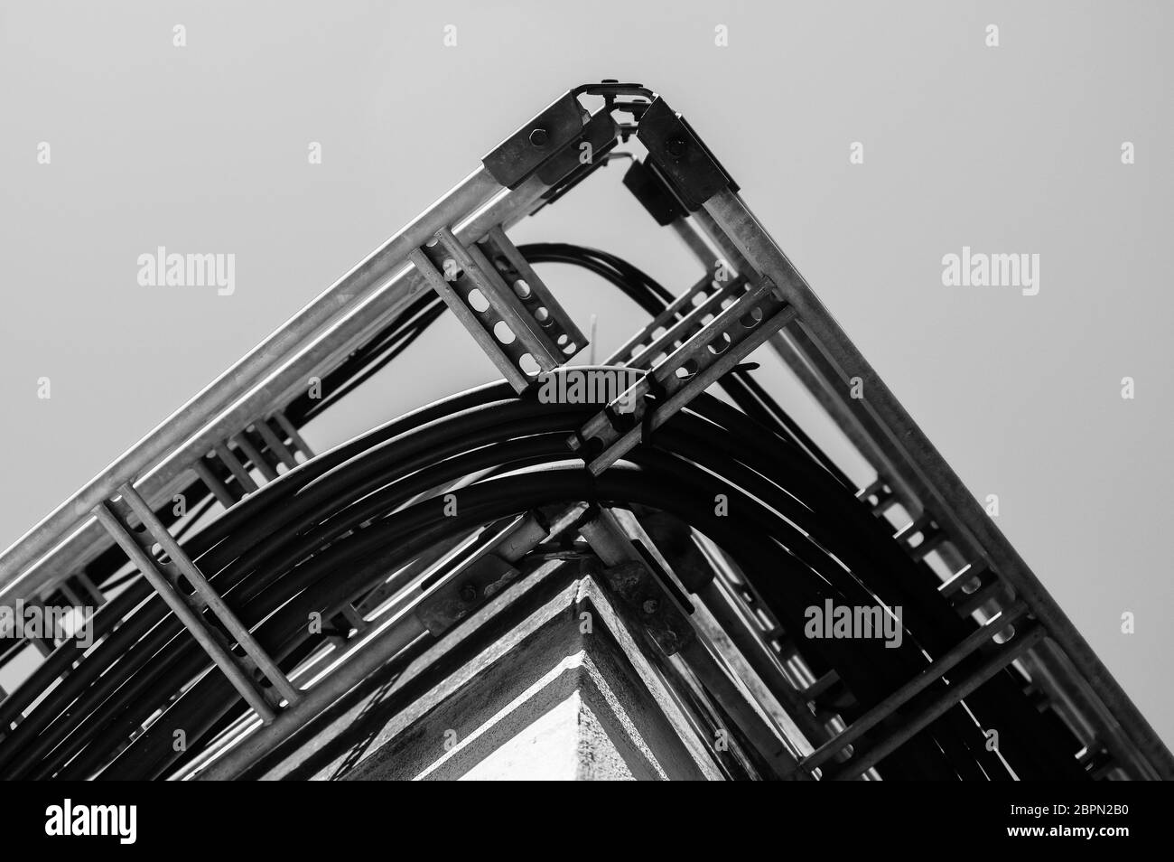 Production wiring.Electrical wiring.Electric wires.Cable wiring ...