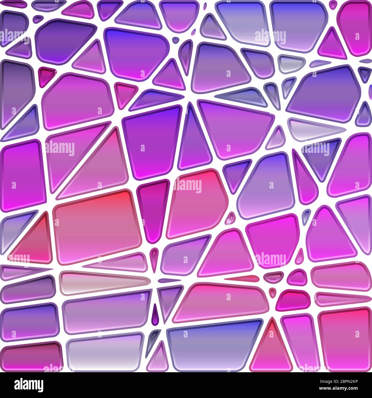 abstract stained-glass mosaic background - purple and violet Stock ...