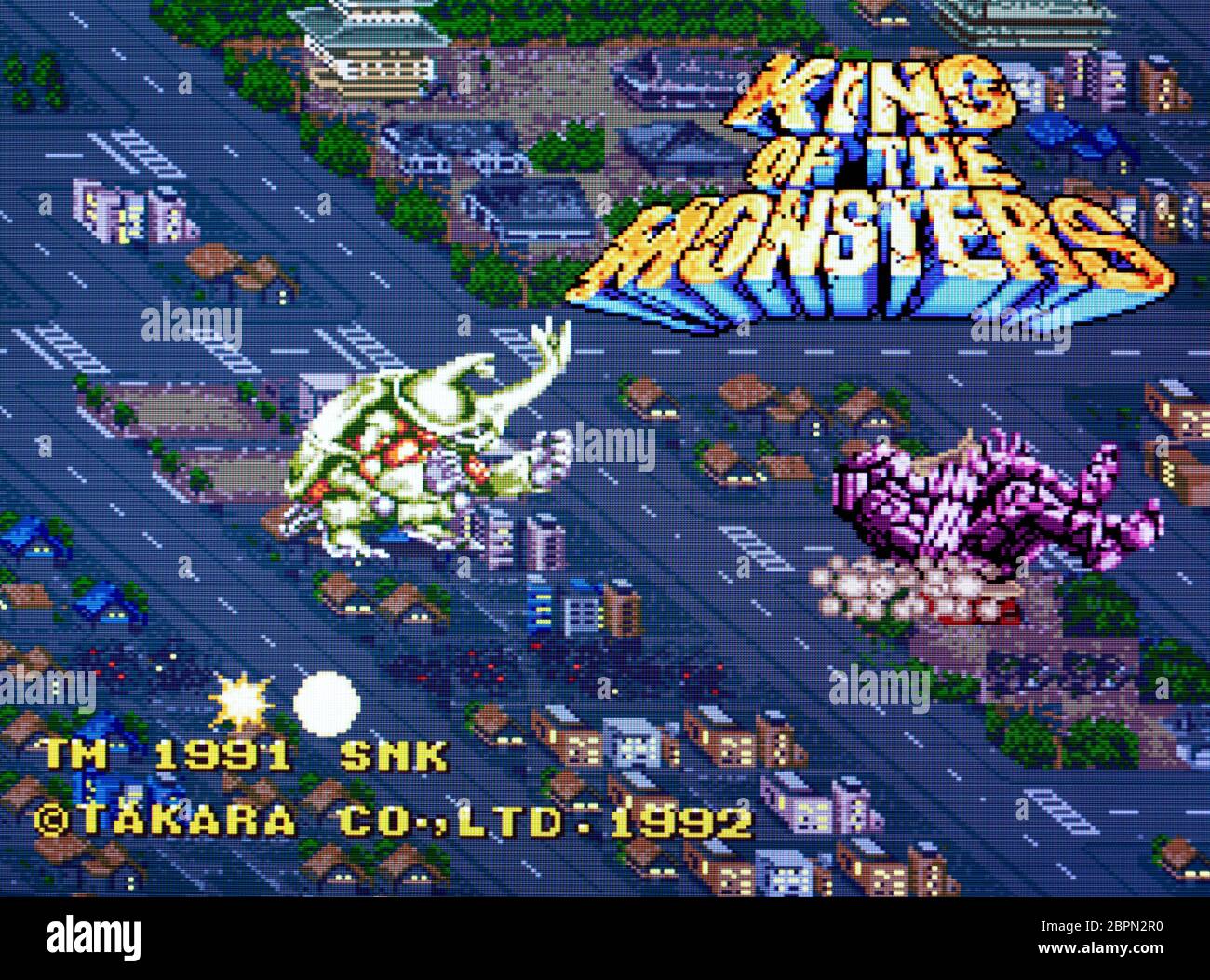 King of the Monsters - SNES Super Nintendo - Editorial use only Stock ...