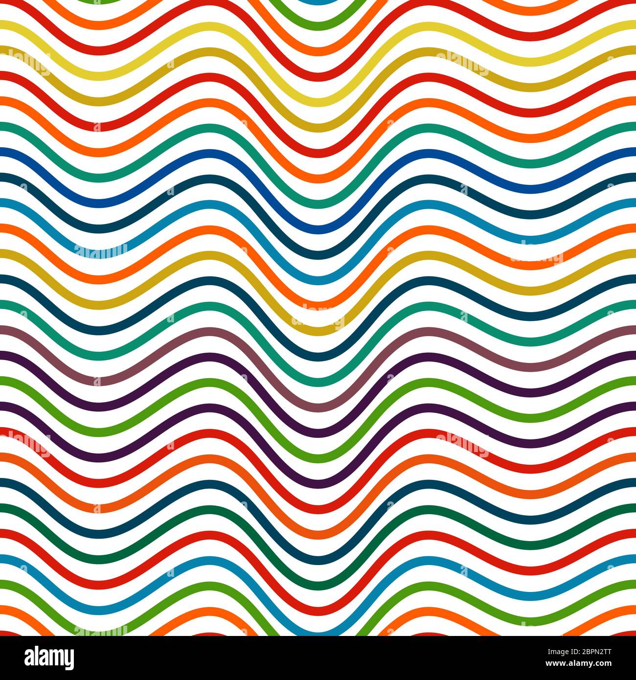 Vector seamless editable wavy line pattern for texture, packaging ...