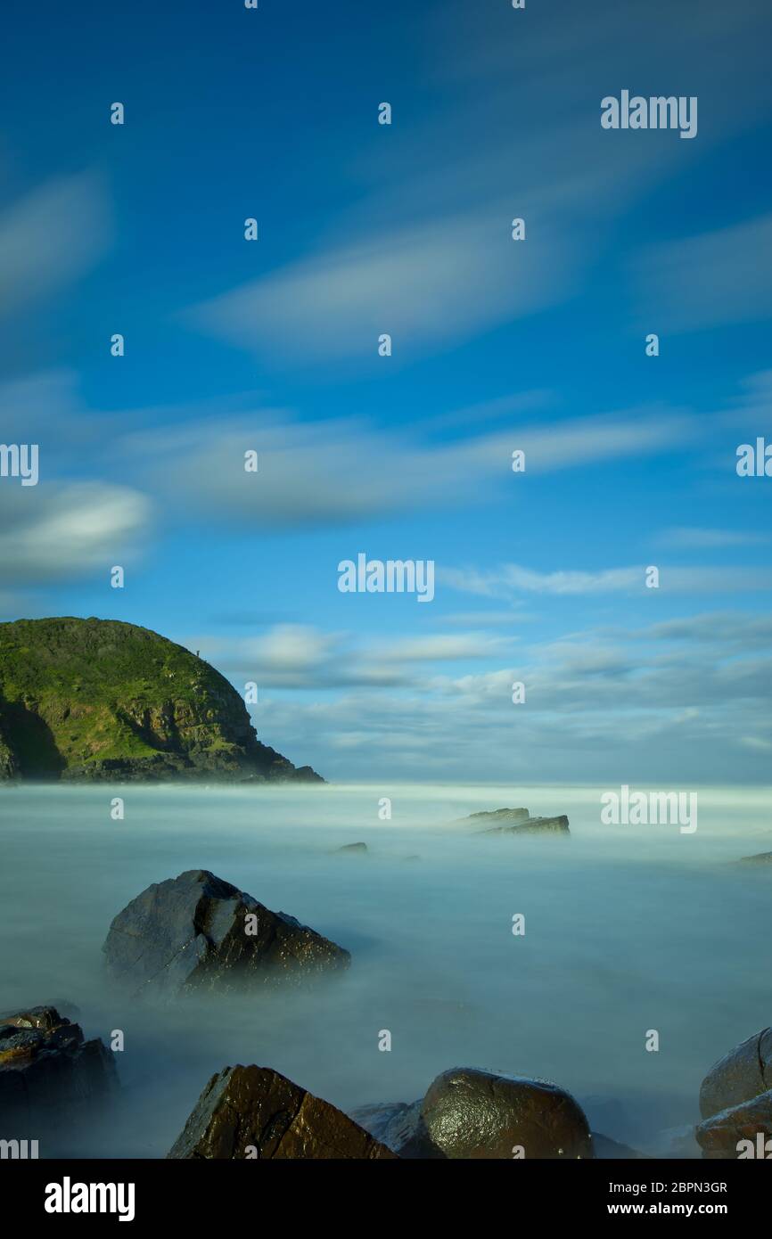 LONG EXPOSURE SEASCAPE Stock Photo - Alamy