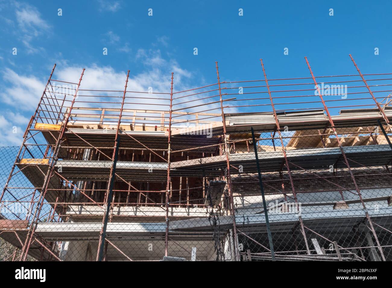 Building under construction in a new residential area Stock Photo - Alamy