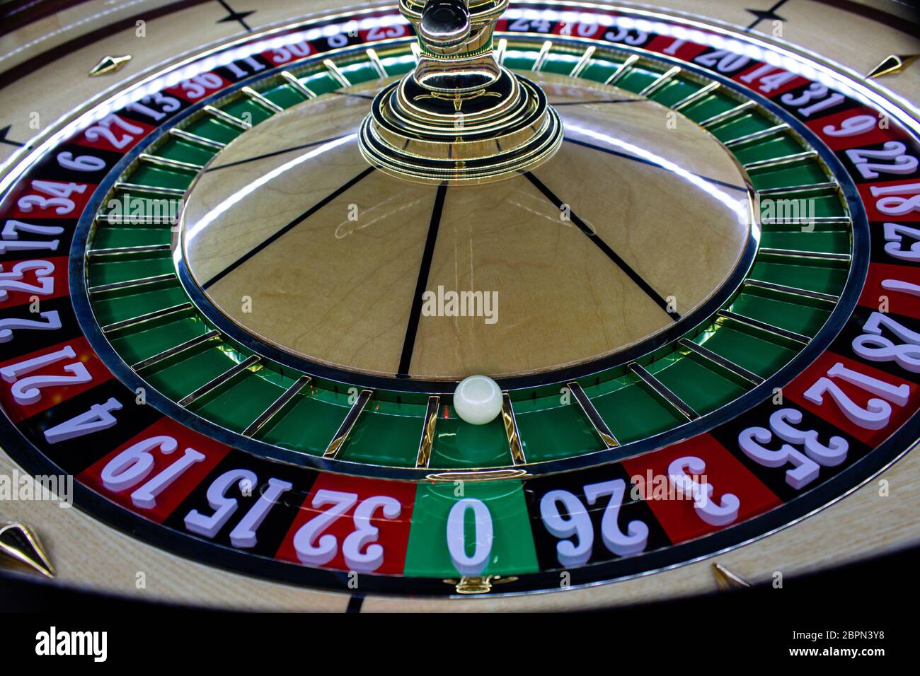 traditional roulette wheel, handmade with classic look Stock Photo - Alamy