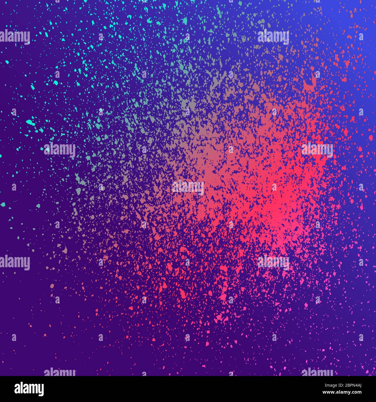 Neon explosion paint splatter artistic template design. Colorful ink ...