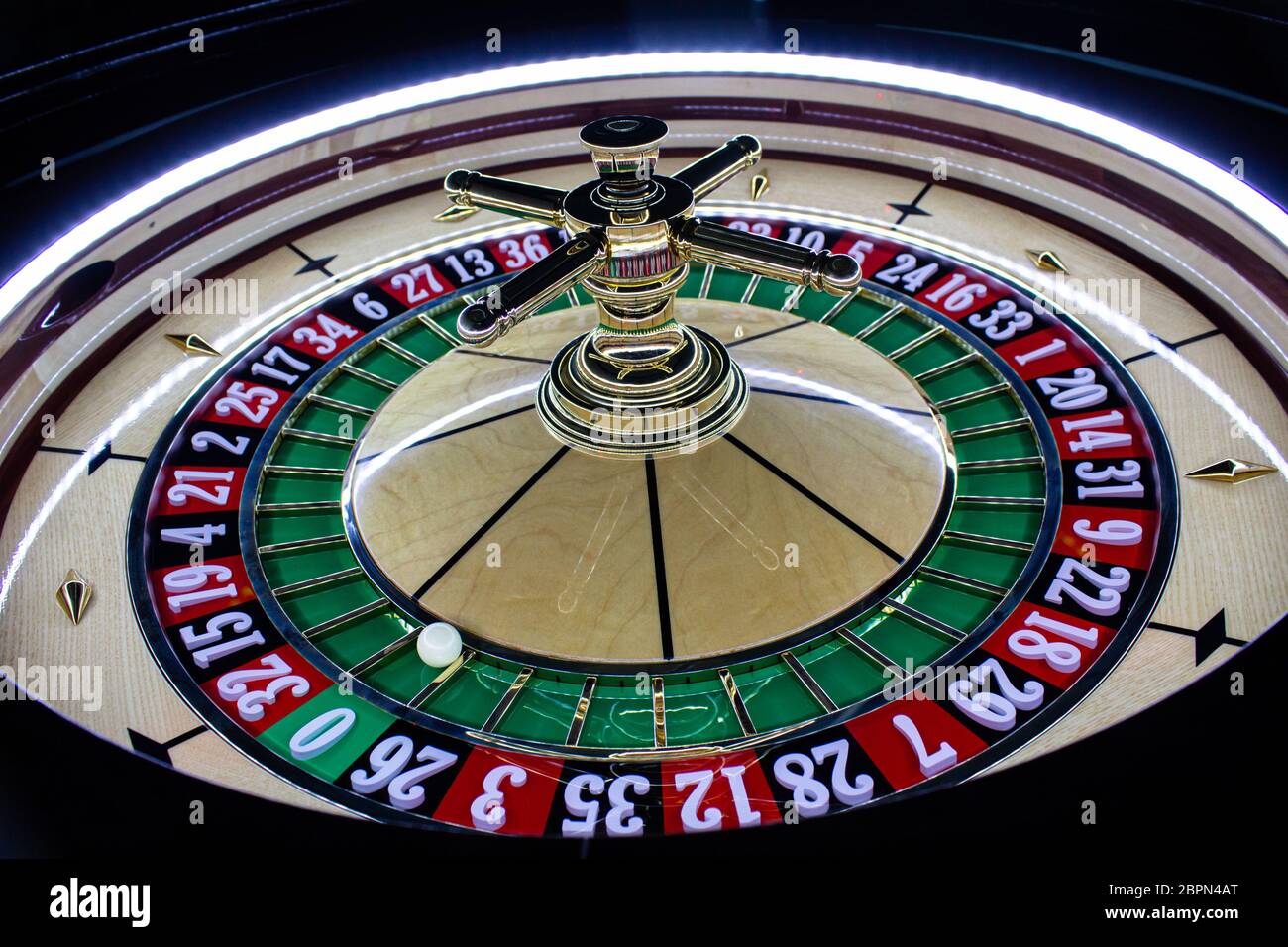 traditional roulette wheel, handmade with classic look Stock Photo - Alamy