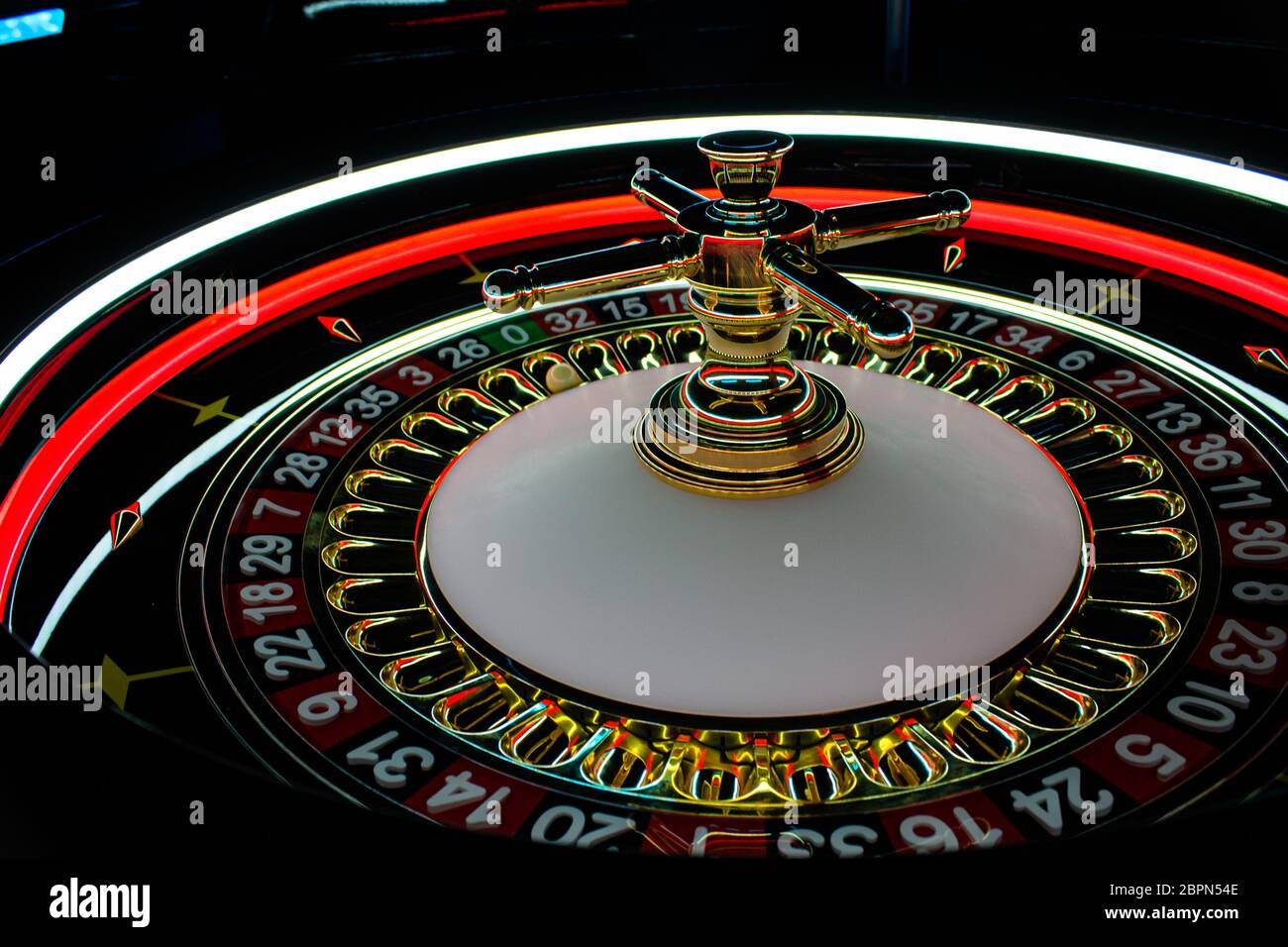 traditional roulette wheel, handmade with classic look Stock Photo - Alamy