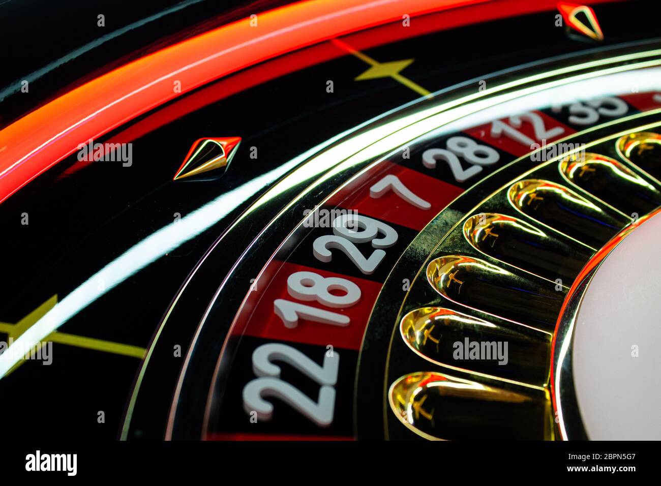 traditional roulette wheel, handmade with classic look Stock Photo - Alamy