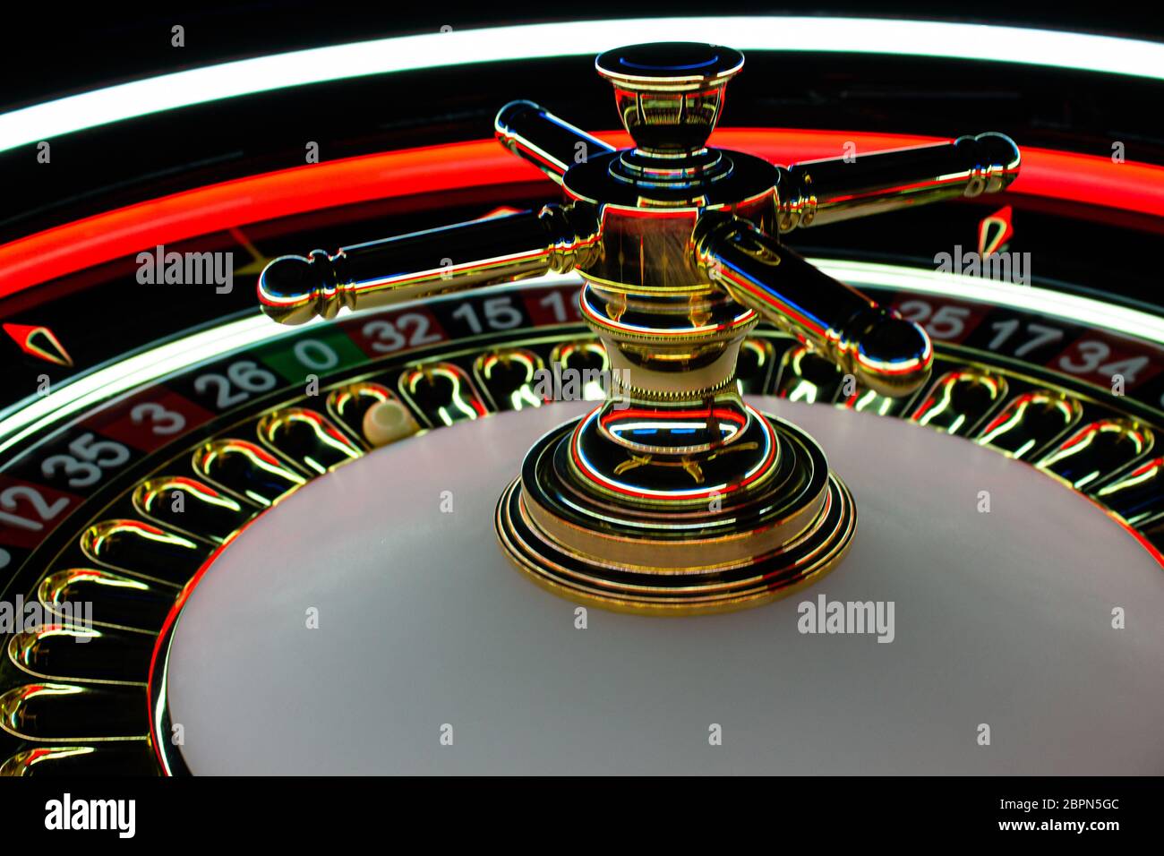 traditional roulette wheel, handmade with classic look Stock Photo - Alamy