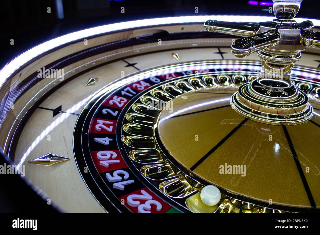 traditional roulette wheel, handmade with classic look Stock Photo - Alamy