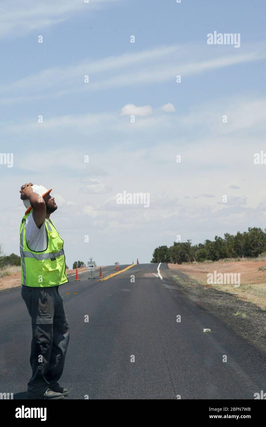 Flag man hi-res stock photography and images - Alamy