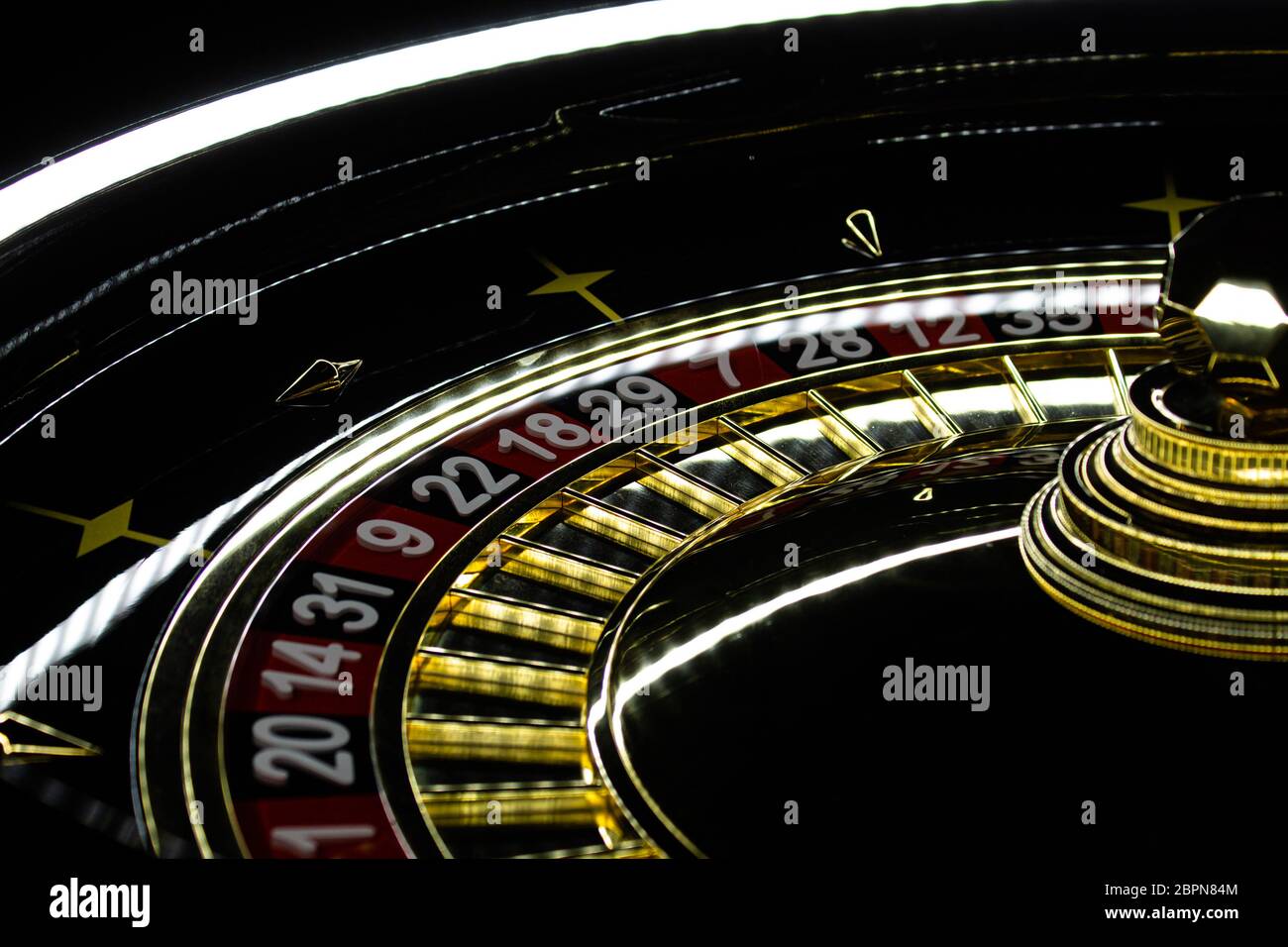 traditional roulette wheel, handmade with classic look Stock Photo - Alamy
