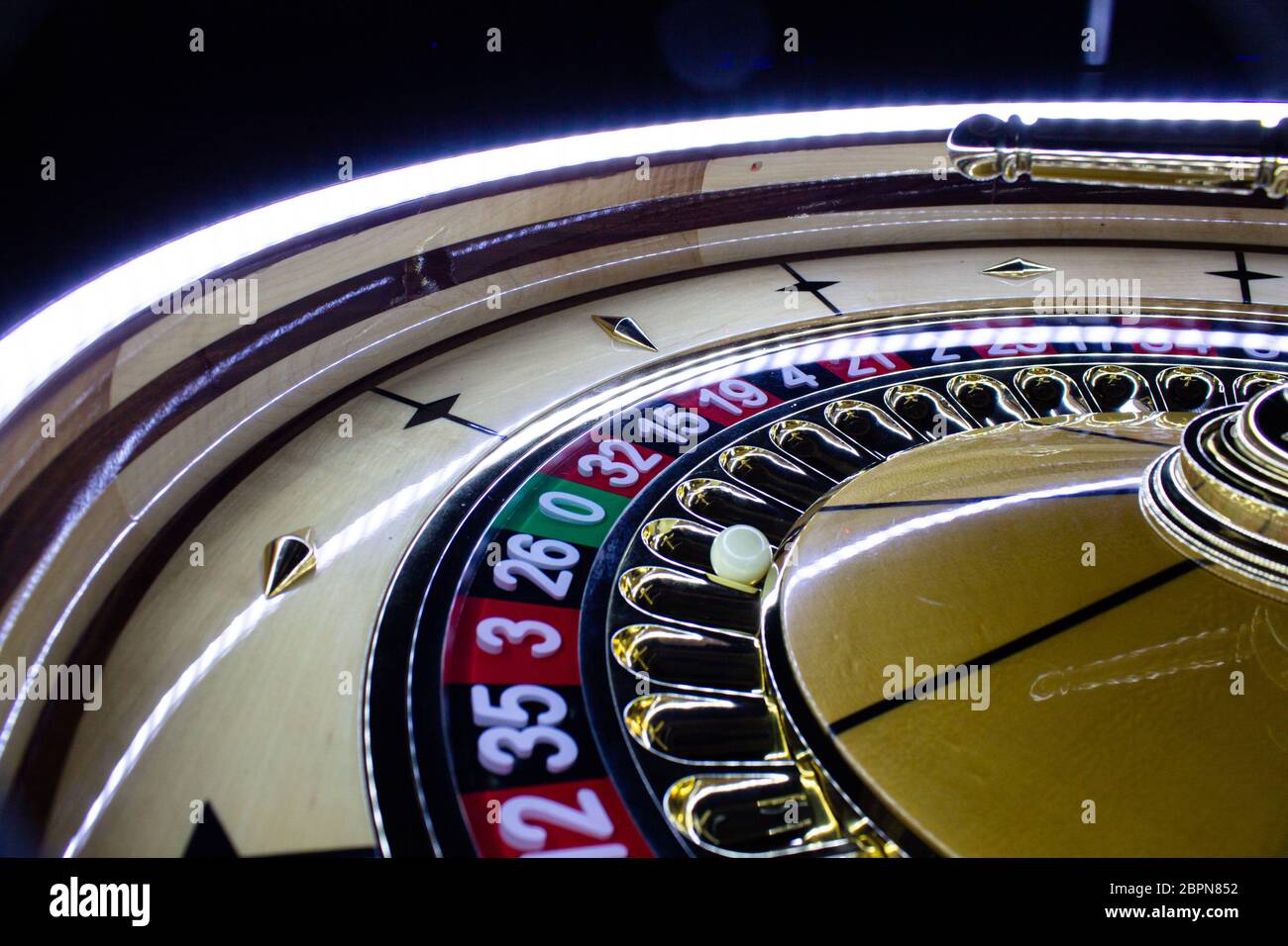 traditional roulette wheel, handmade with classic look Stock Photo - Alamy
