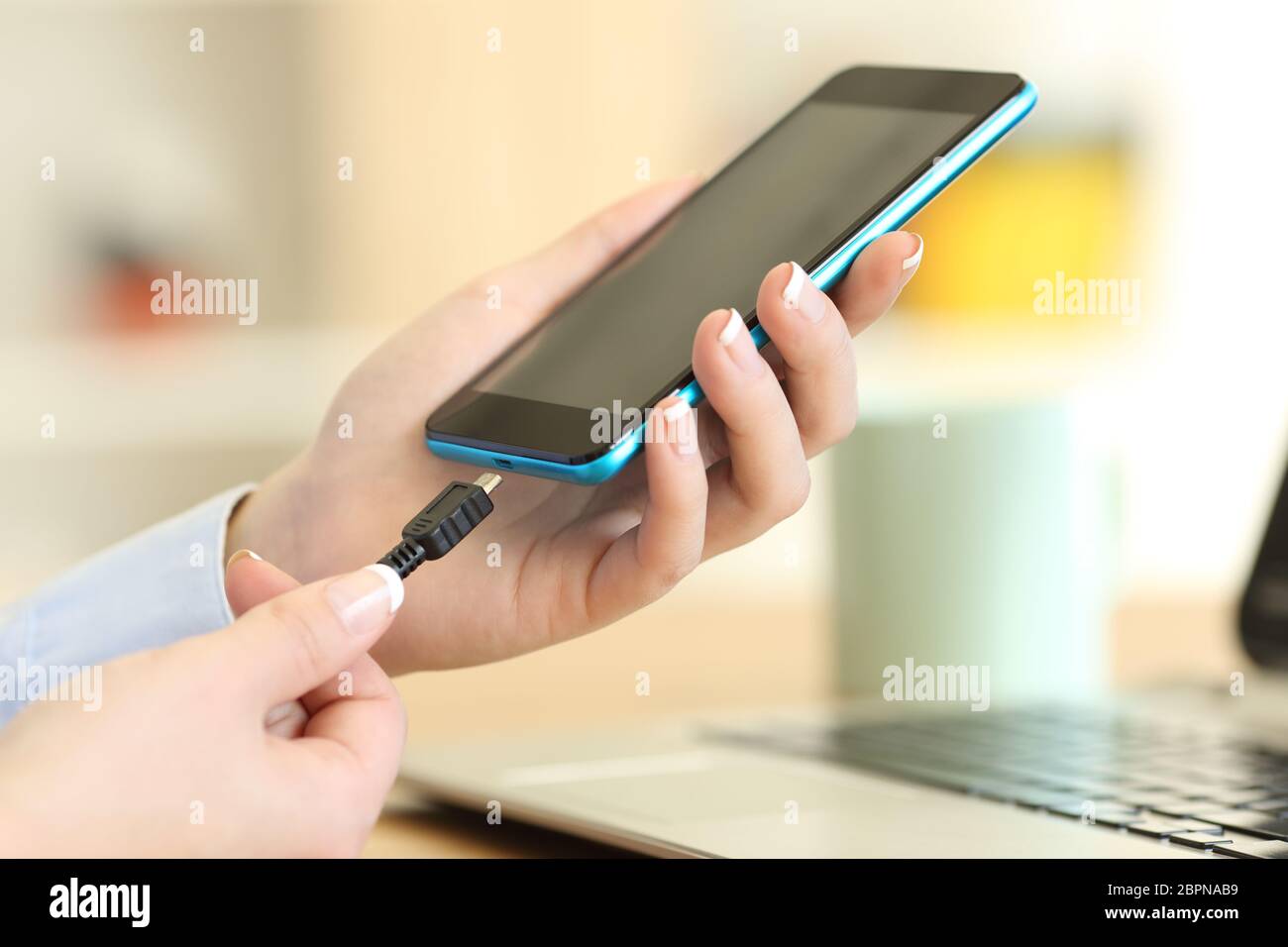 Plugging in telephone hi-res stock photography and images - Alamy