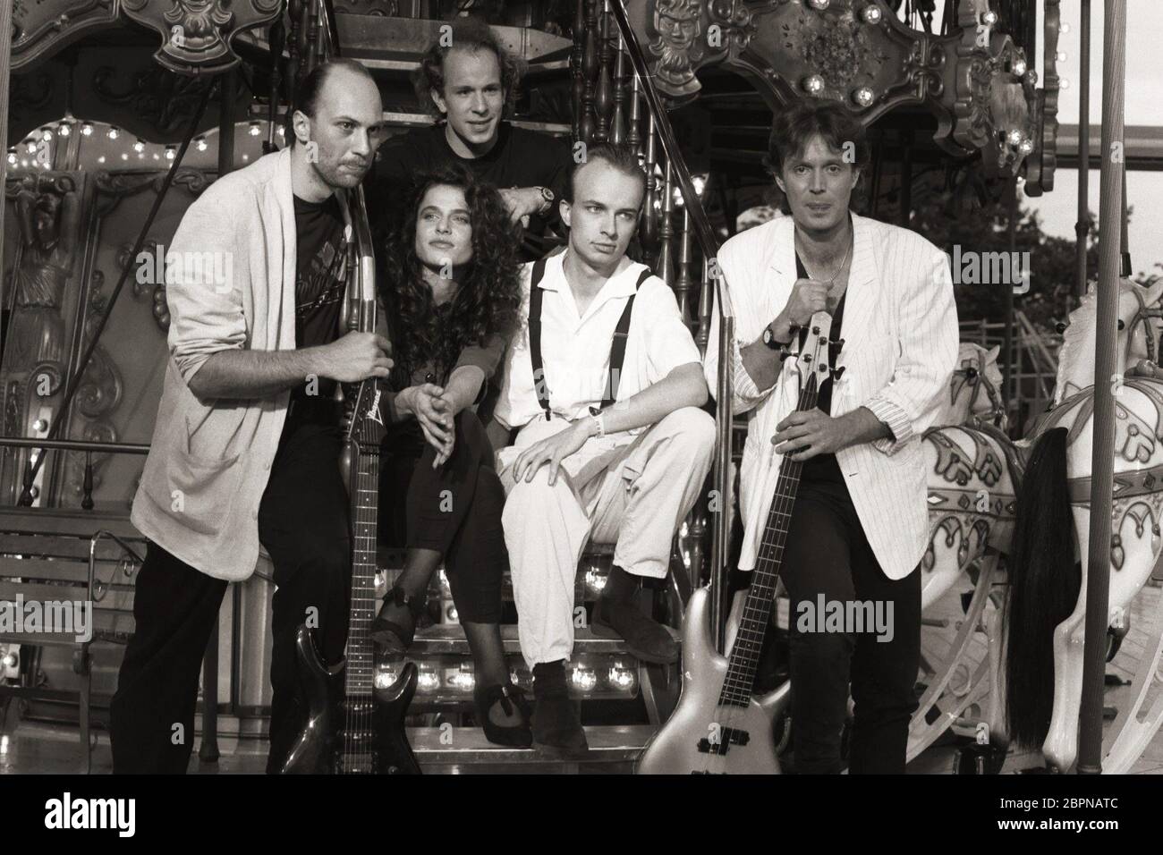 "Die ZDF-Hitparade" Folge 226 Sommerhitparade - Jule Neigel Band Stock ...