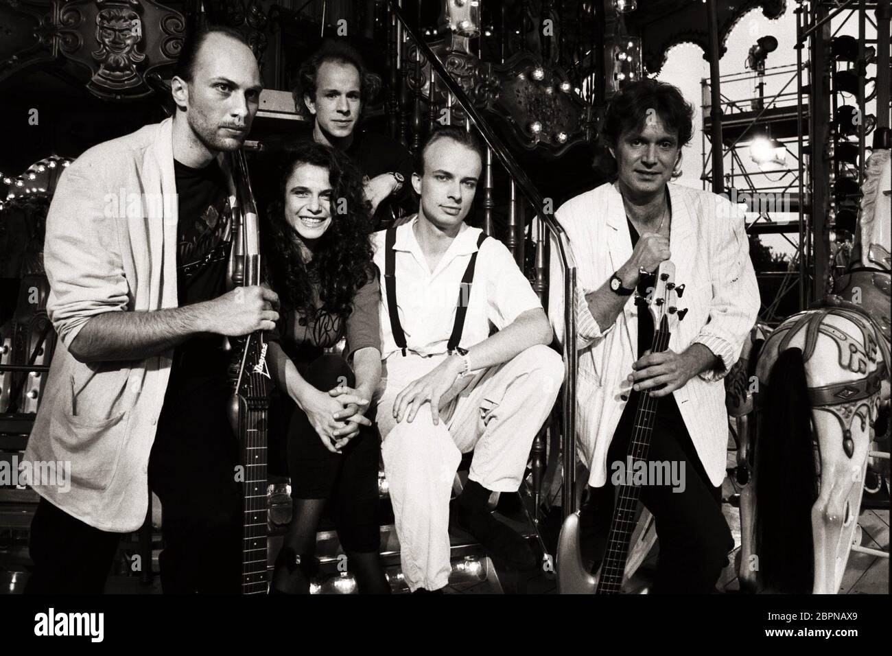 "Die ZDF-Hitparade" Folge 226 Sommerhitparade - Jule Neigel Band Stock ...