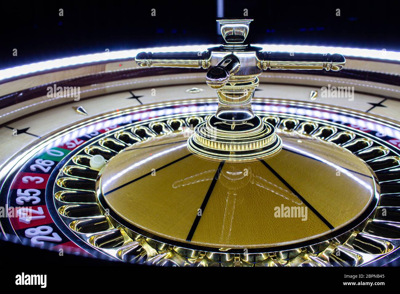 traditional roulette wheel, handmade with classic look Stock Photo - Alamy