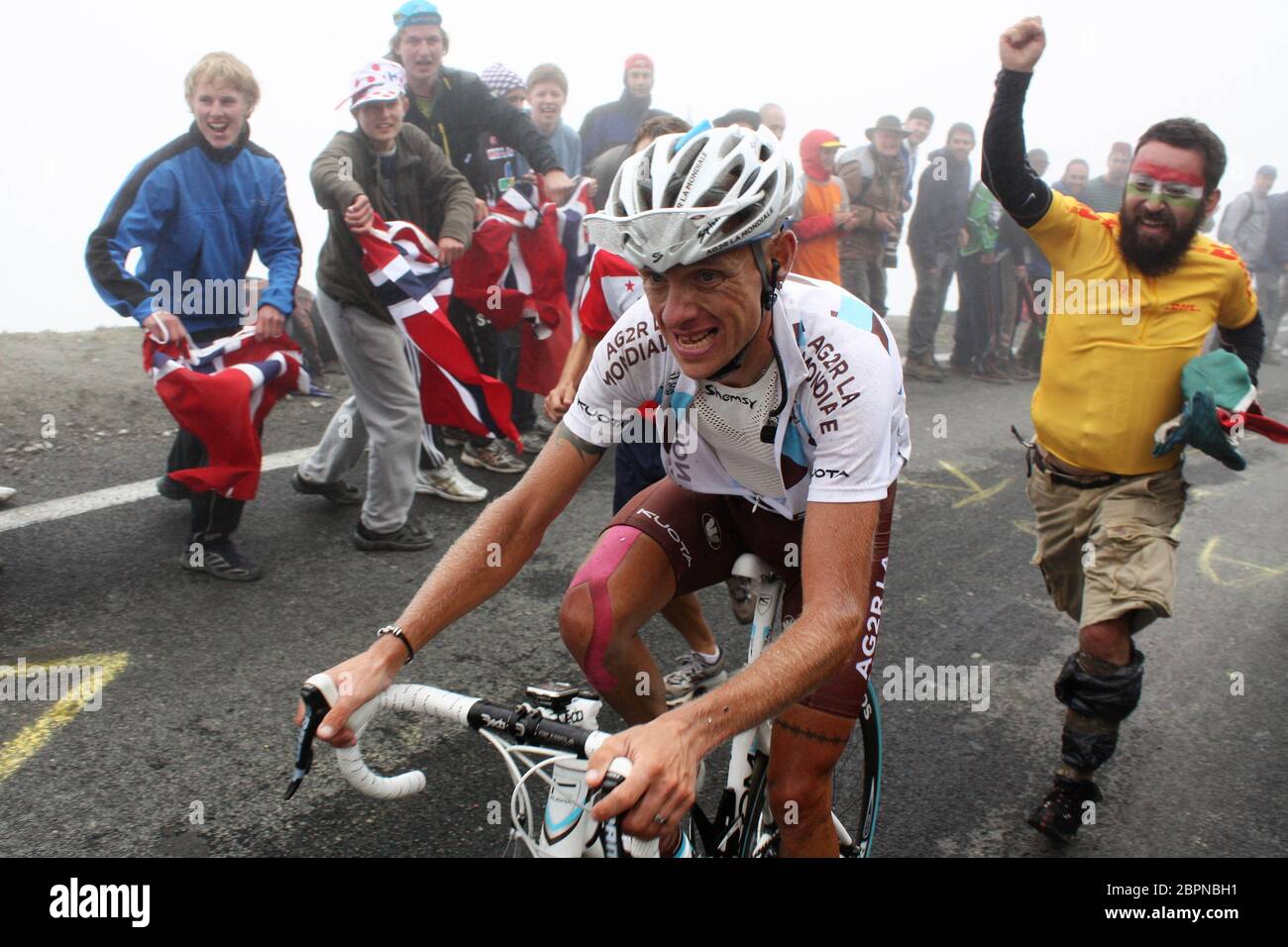 John Gadret of AG2R La Mondiale during the Tour de France 2010, Stage17 ...