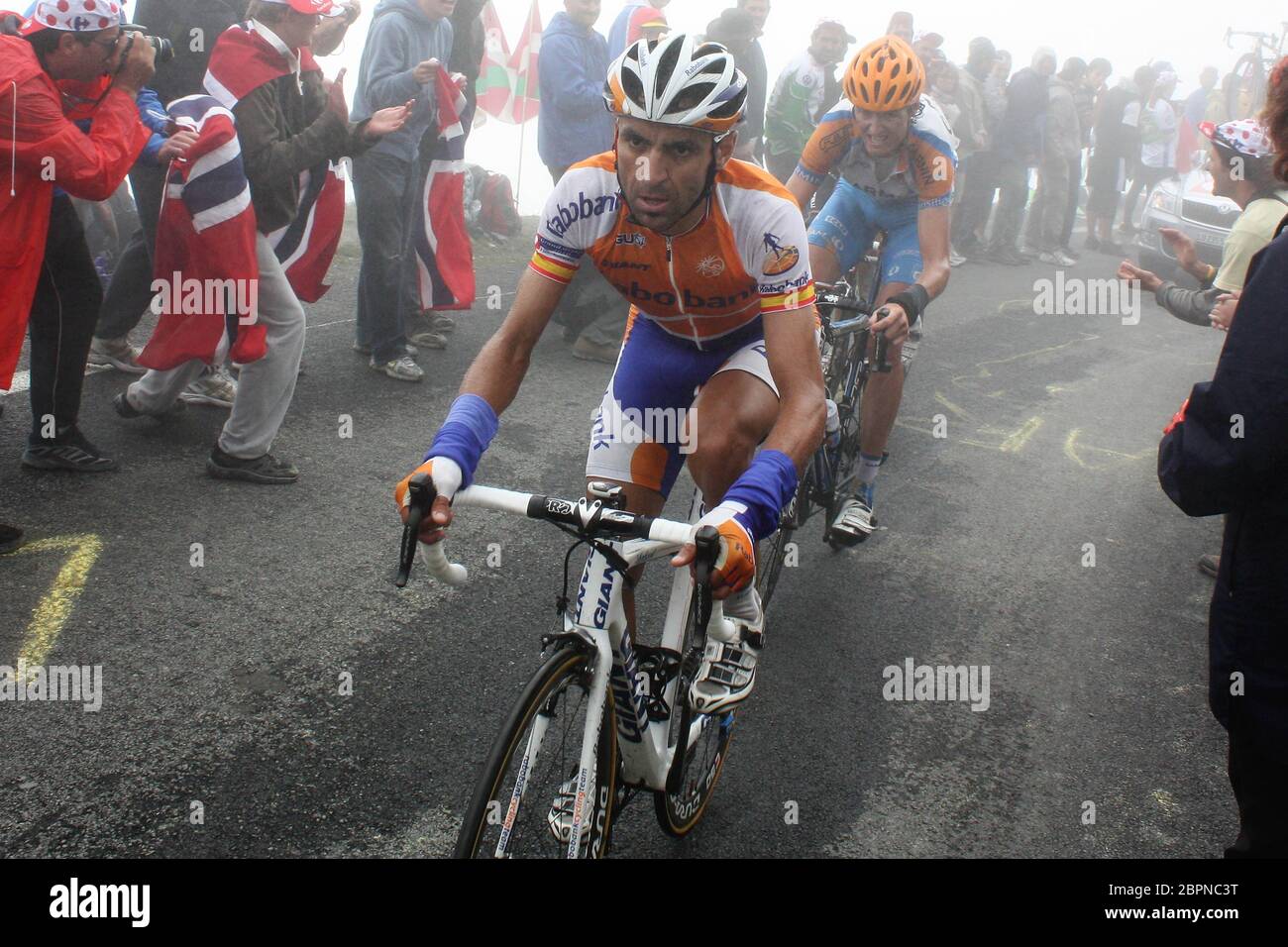 Juan Manuel Garate of Rabobank during the Tour de France 2010, Stage17 ...