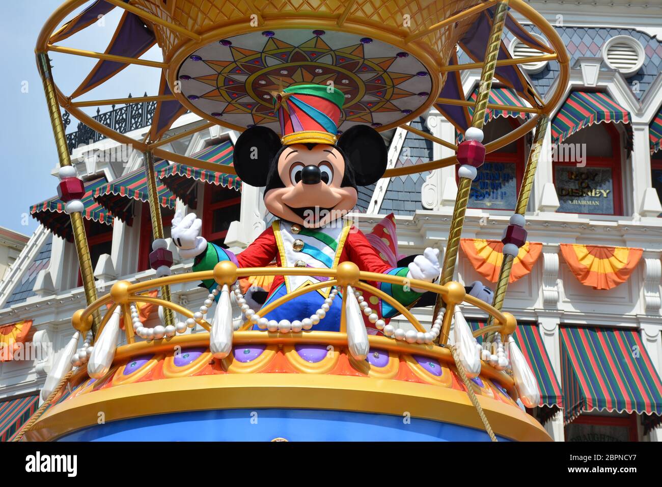 Mickey Mouse at the Festival of Fantasy Parade at the Magic Kingdom ...