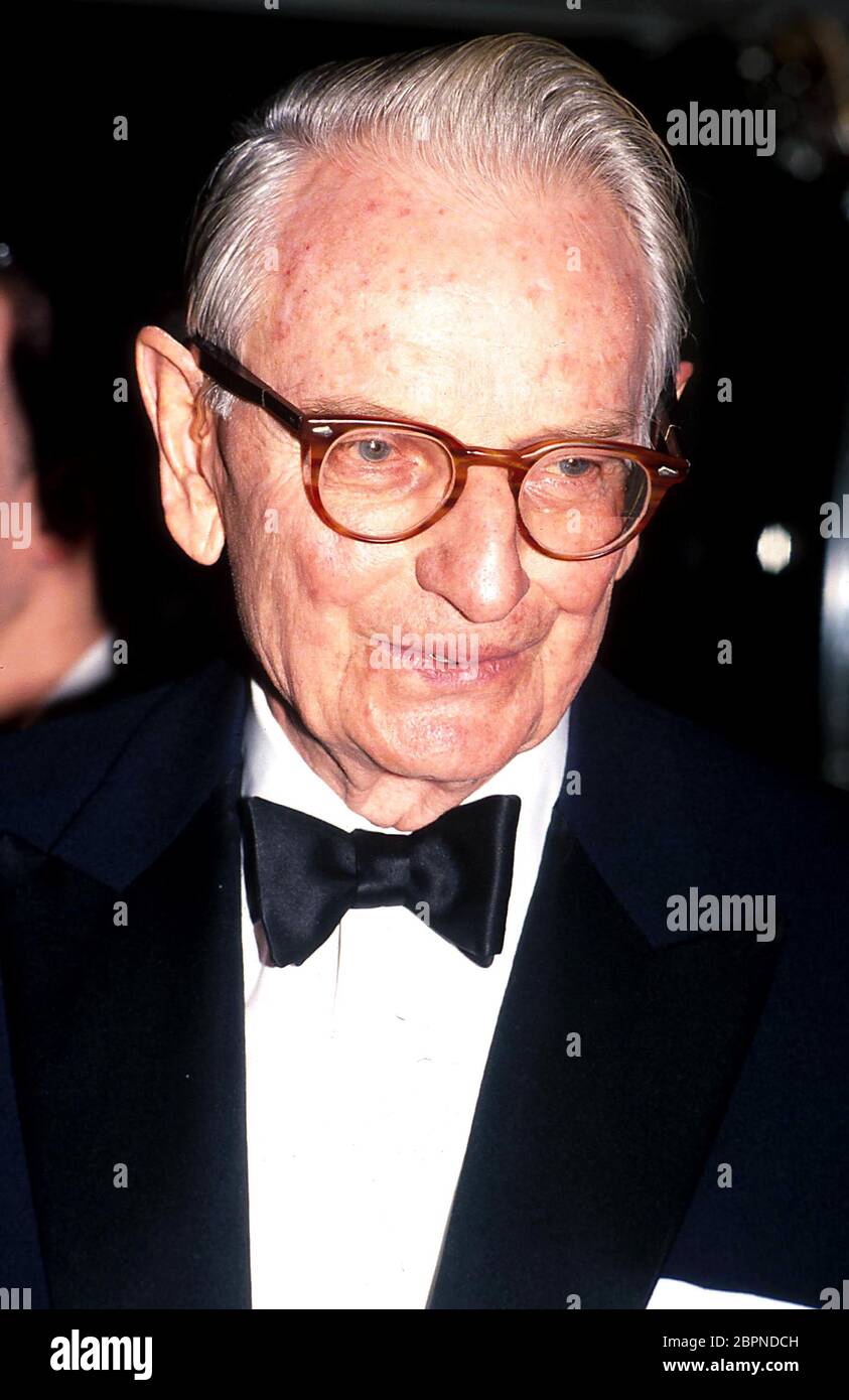 Laurance Rockefeller 1990. Credit: John Barrett/PhotoLink/MediaPunch ...