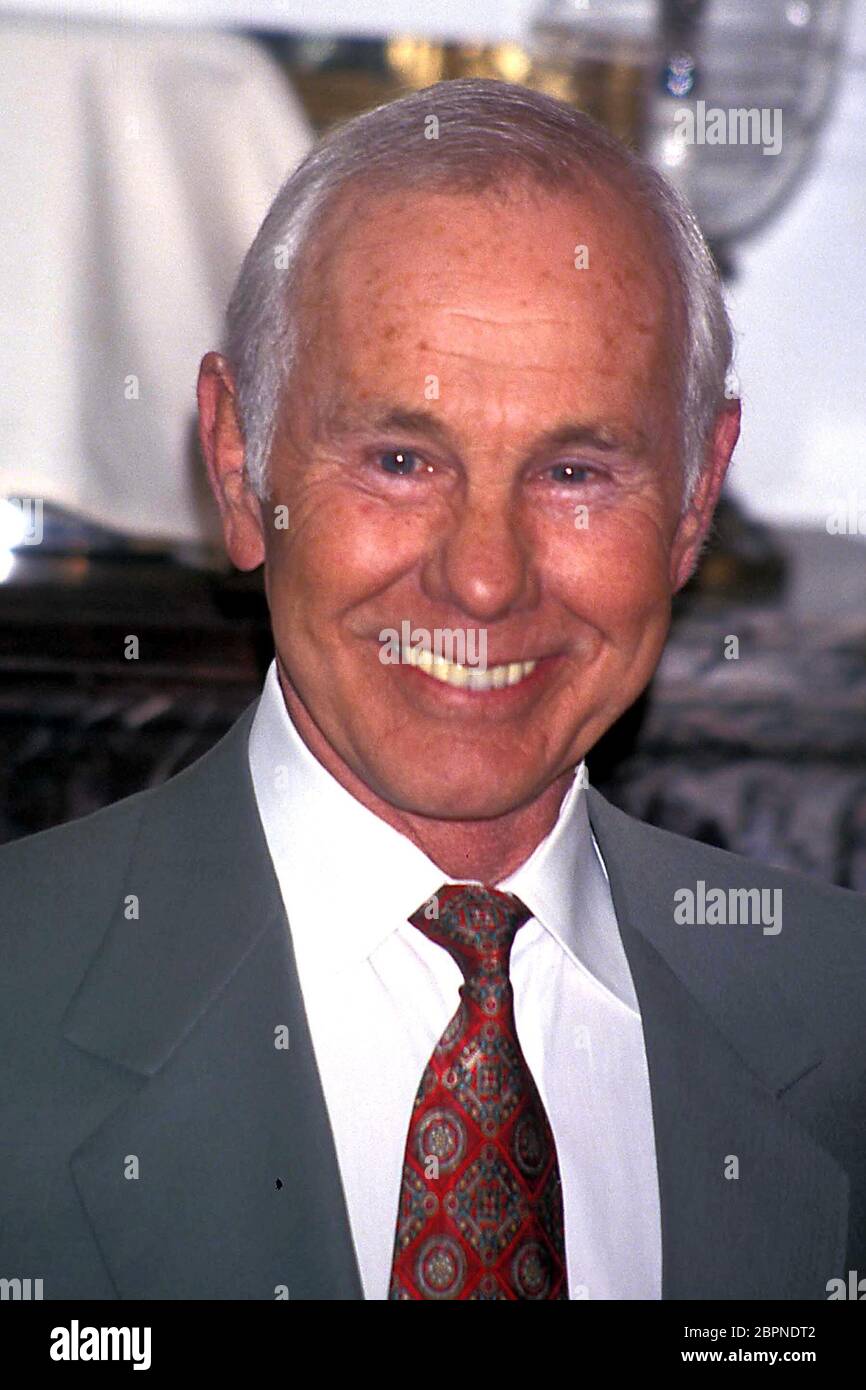 Johnny Carson At The 1993 Communication Awards To Honor Johnny Carson ...